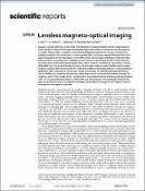 Lensless magneto-optical imaging